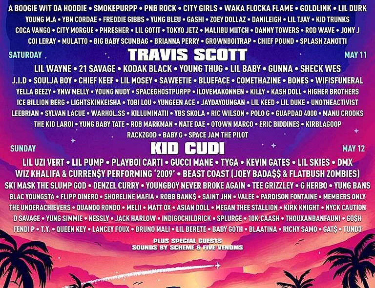 Rolling Loud Miami 2019 lineup (Migos, Travis Scott, Kid Cudi, Cardi B ...
