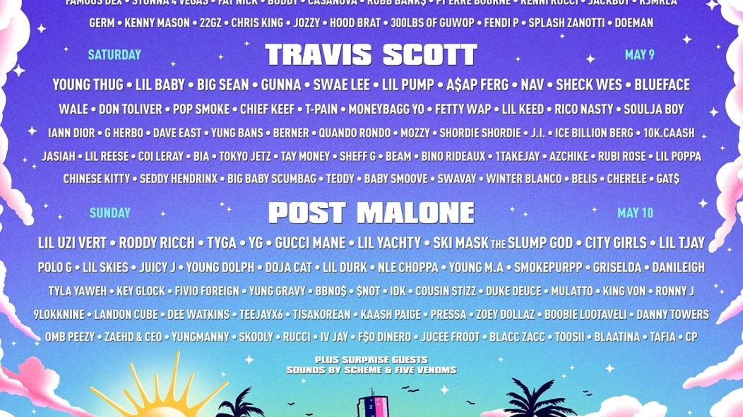 Rolling Loud Miami 2020 lineup (A$AP Rocky, Travis Scott, Post Malone ...