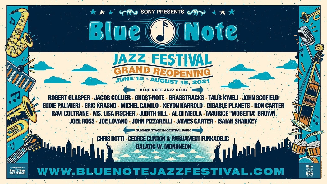 Blue Note Jazz Fest 2021 lineup: Digable Planets, George Clinton ...