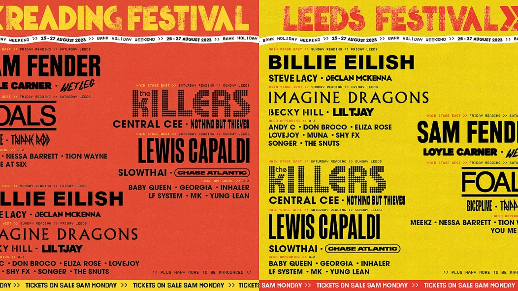 Reading & Leeds 2023: The Killers, Billie Eilish, Foals, more