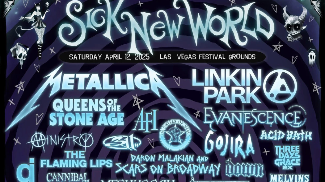 Sick New World 2025 lineup: Metallica, Linkin Park, QOTSA, AFI, Refused ...