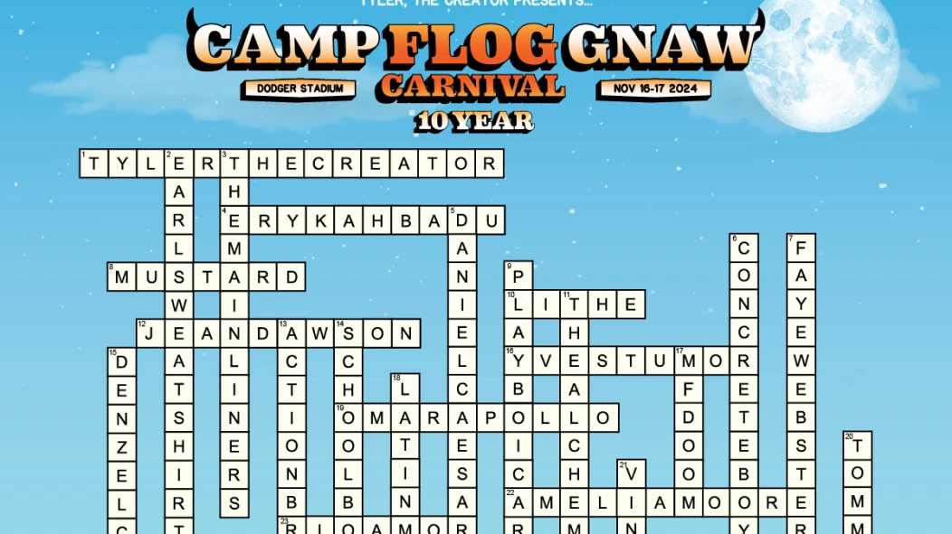 Camp Flog Gnaw 2024 lineup (Tyler, Earl, André 3000, Erykah Badu, MF ...