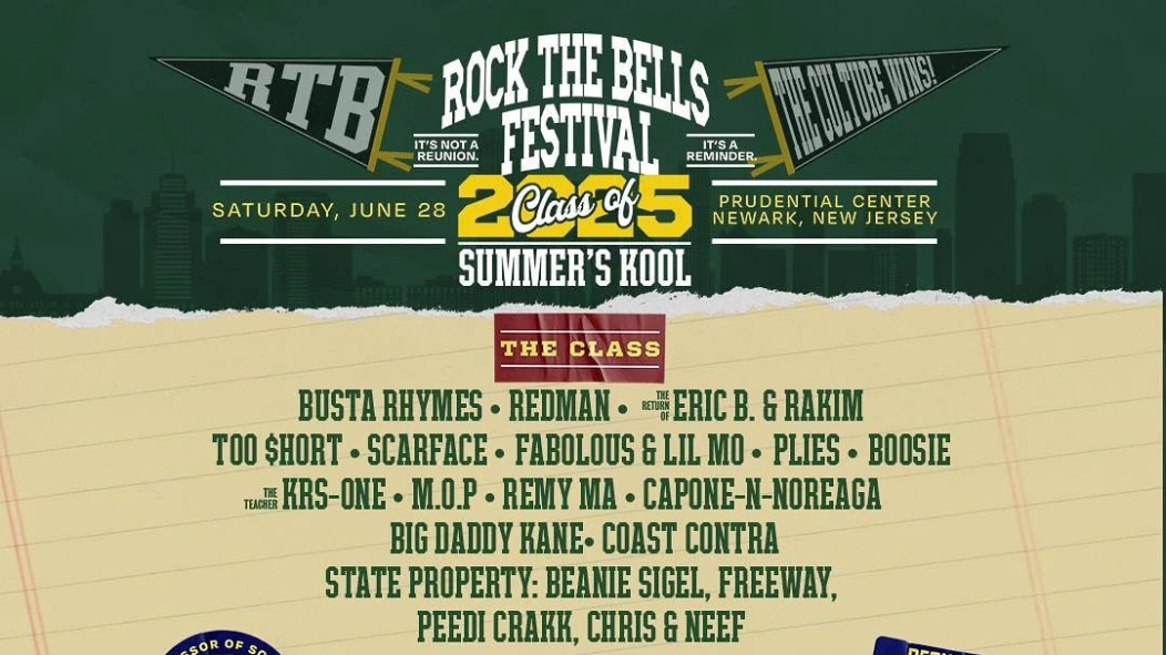 Rock the Bells 2025 lineup (Busta Rhymes, Eric B & Rakim, KRS-One ...