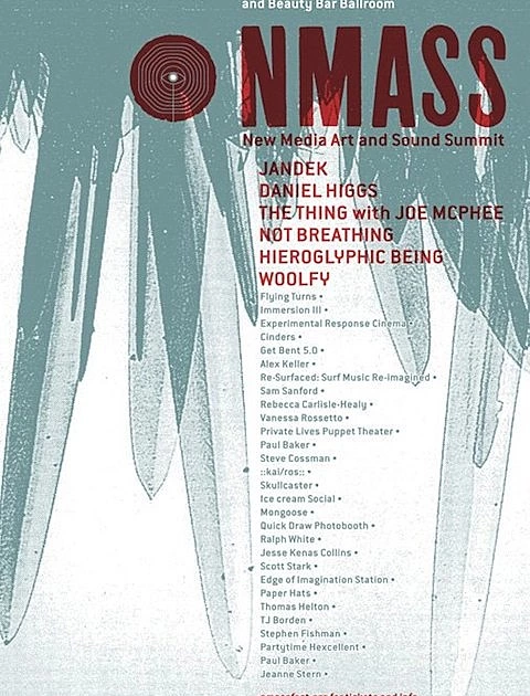 NMASS kicks off today (Hieroglyphic Being, Jandek, Joe McPhee, Daniel ...