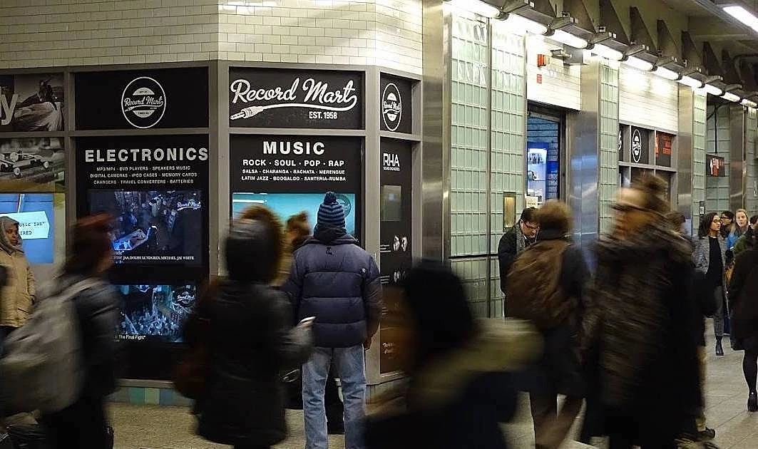 Record Mart, the record store inside Times Sq. subway station, has closed