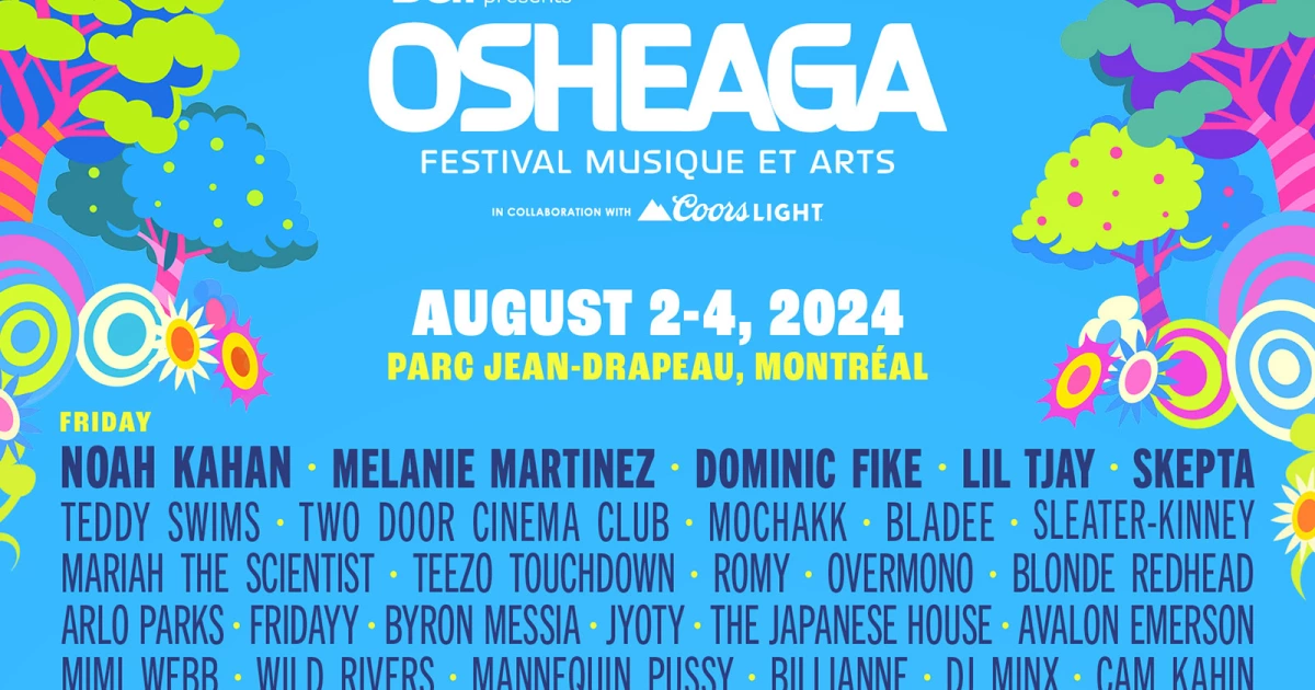 Osheaga 2024 lineup (SZA, Green Day, Smashing Pumpkins, Sleater-Kinney ...