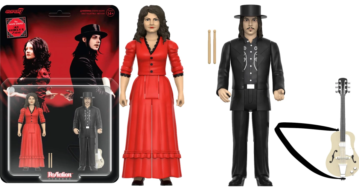 The White Stripes 'Get Behind Me Satan' action figures announced