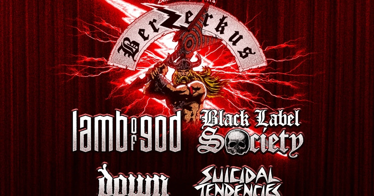 Lamb of God, Black Label Society, Down, Suicidal Tendencies & more ...