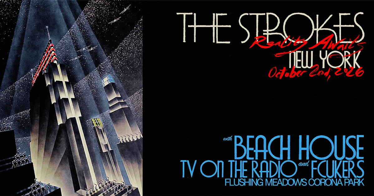 The Strokes announce huge NYC show w/ Beach House, TV on the Radio ...