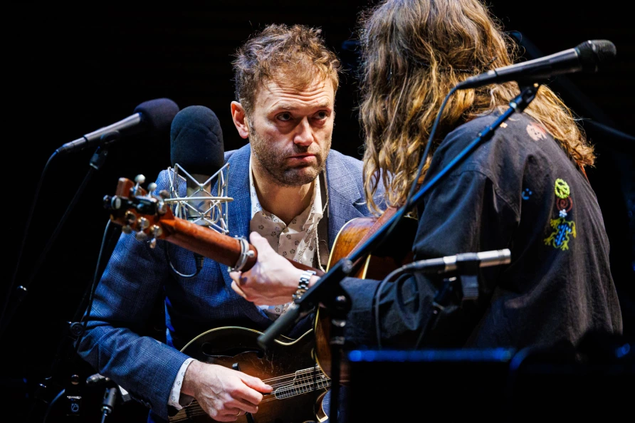 Chris Thile, Billy Strings & Cory Henry played 'The 65th Street Session' at David Geffen Hall ...