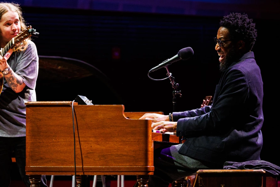 Chris Thile, Billy Strings & Cory Henry played 'The 65th Street Session' at David Geffen Hall ...