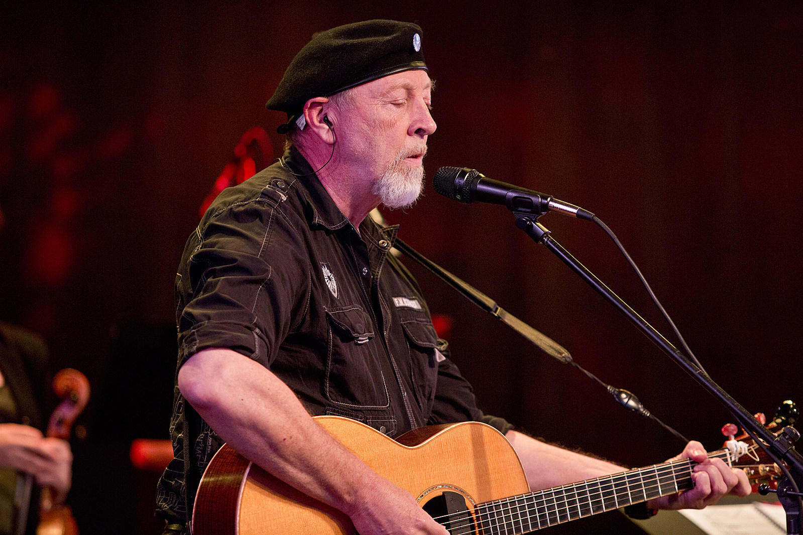 Richard Thompson played Le Poisson Rouge with a string section (pics)