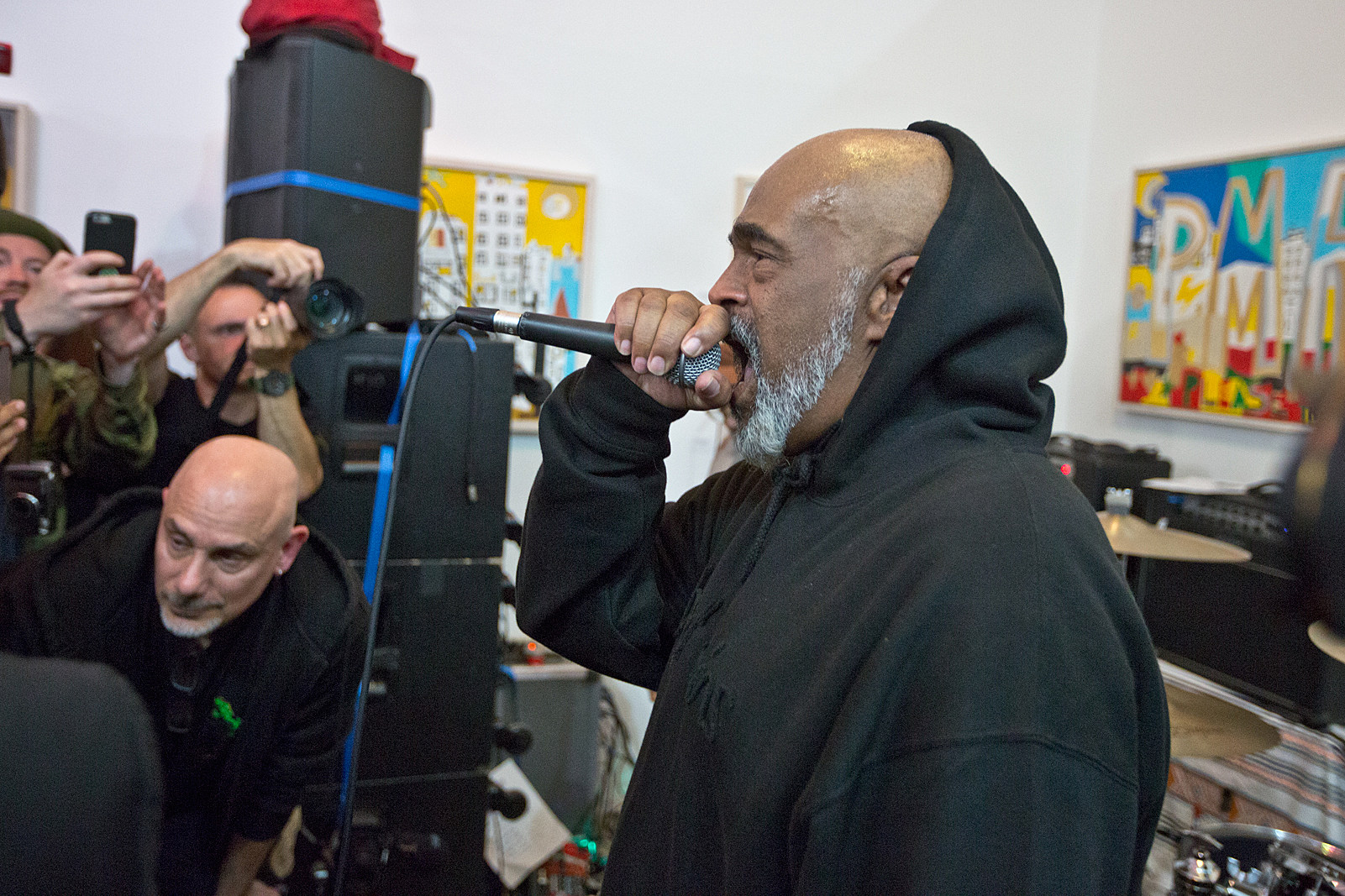 watch pro video of Bad Brains' comeback show with HR & Randy Blythe