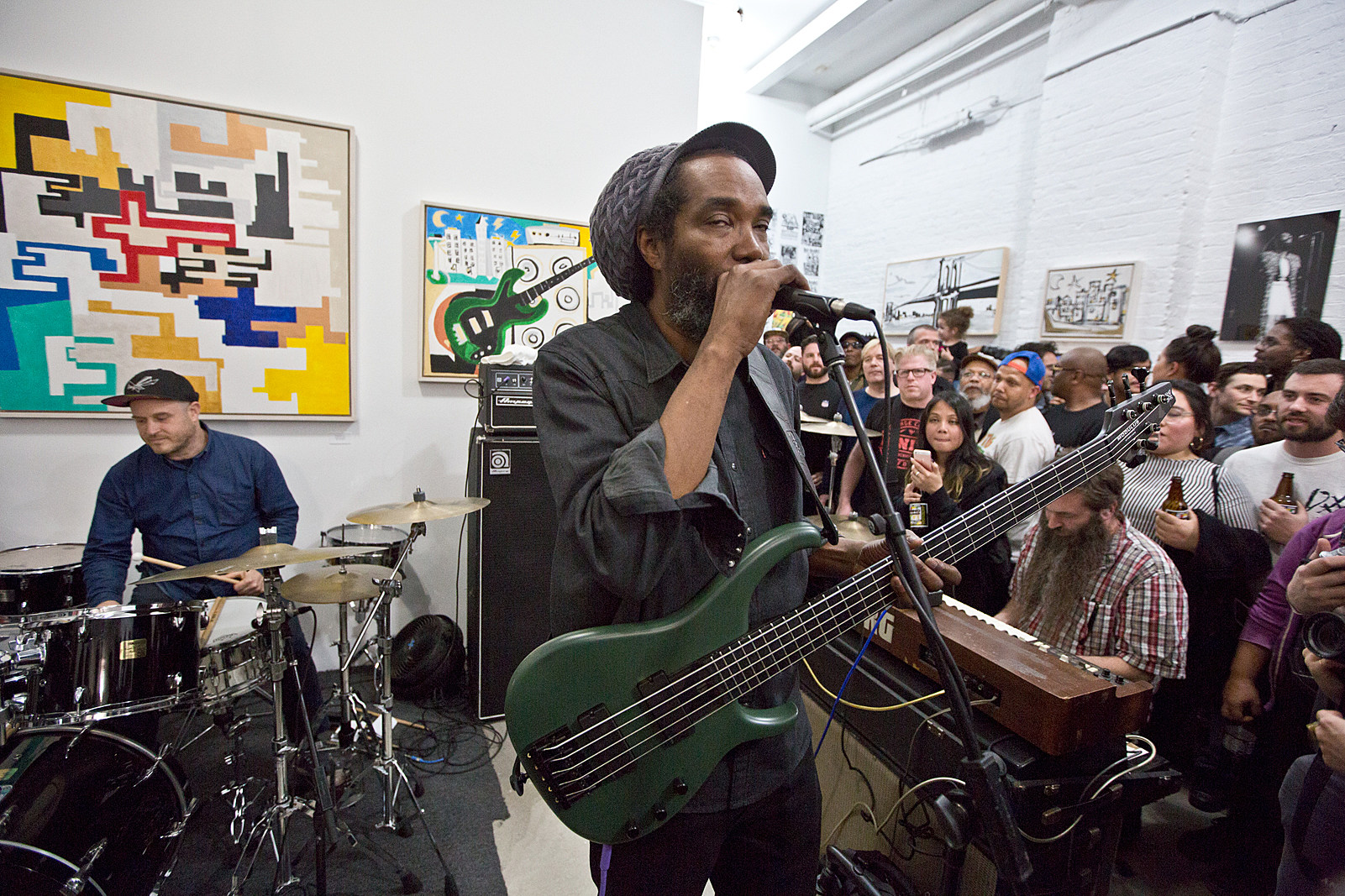 watch pro video of Bad Brains' comeback show with HR & Randy Blythe