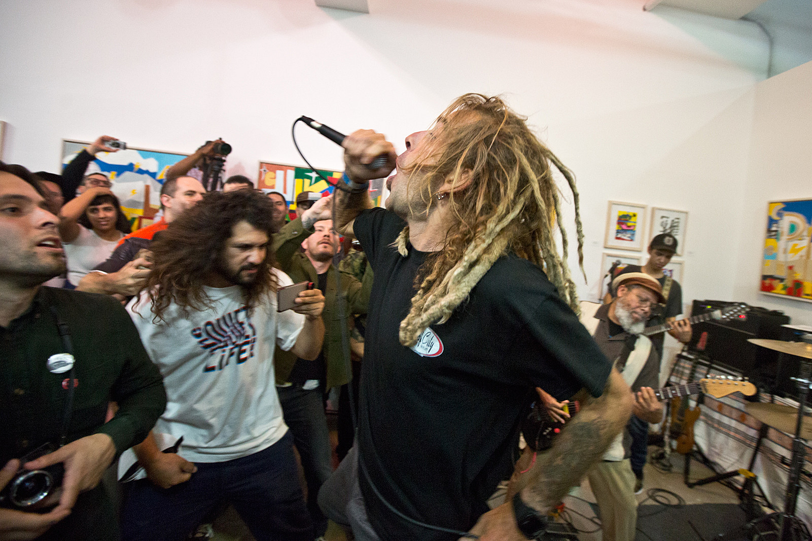 watch pro video of Bad Brains' comeback show with HR & Randy Blythe