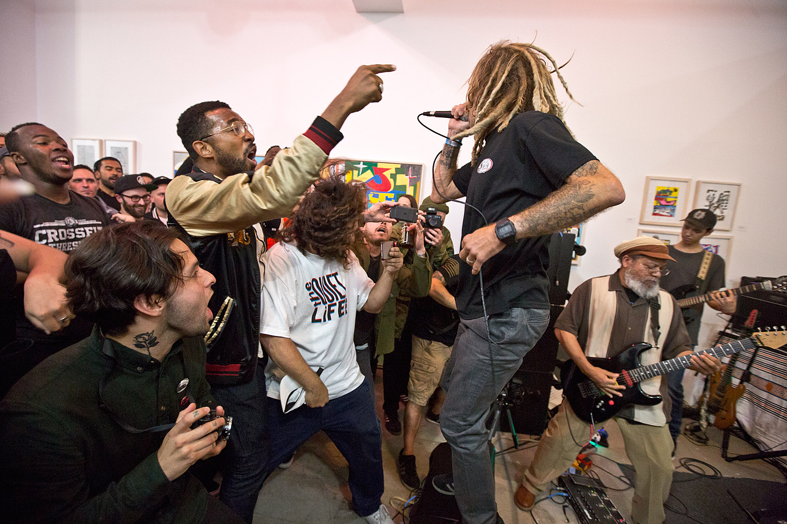 watch pro video of Bad Brains' comeback show with HR & Randy Blythe