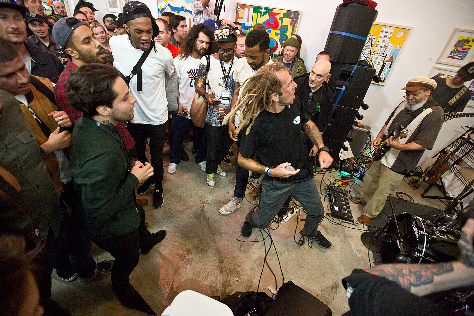 watch pro video of Bad Brains' comeback show with HR & Randy Blythe