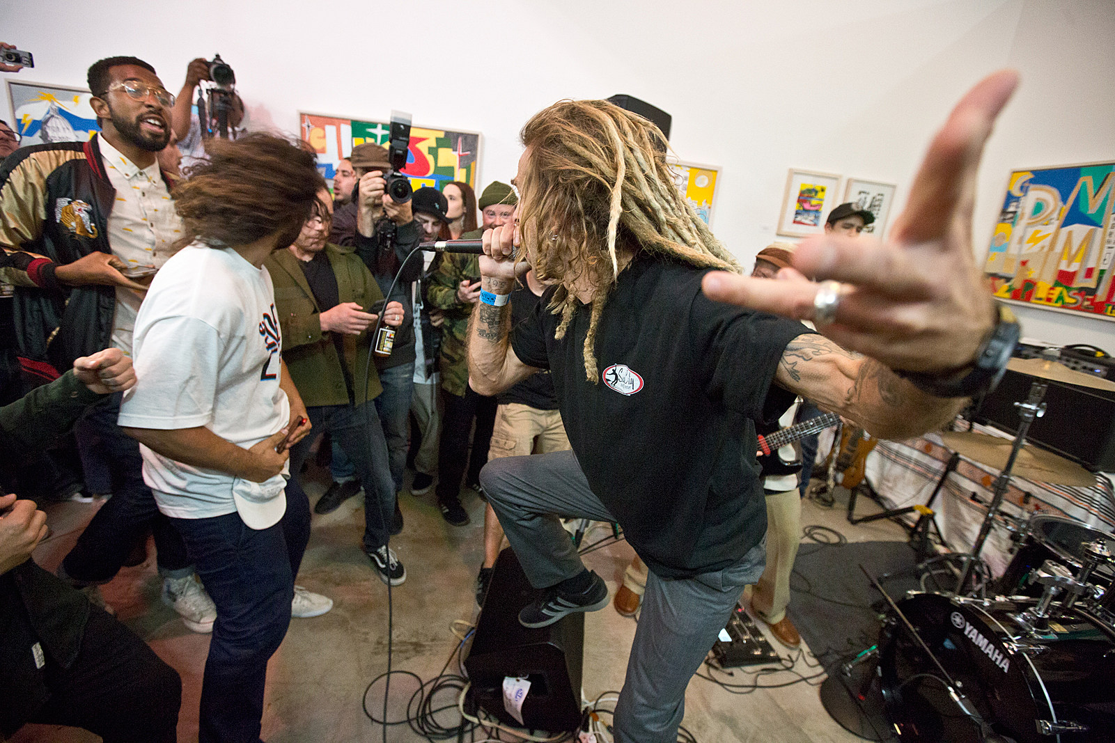watch pro video of Bad Brains' comeback show with HR & Randy Blythe