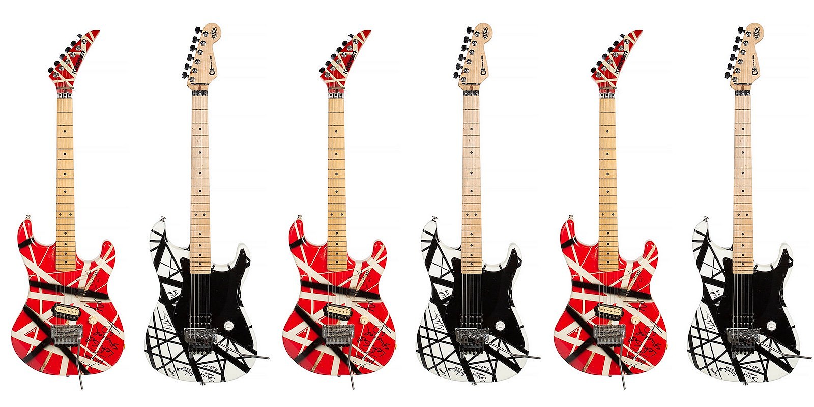 two Eddie Van Halen guitars going up for auction