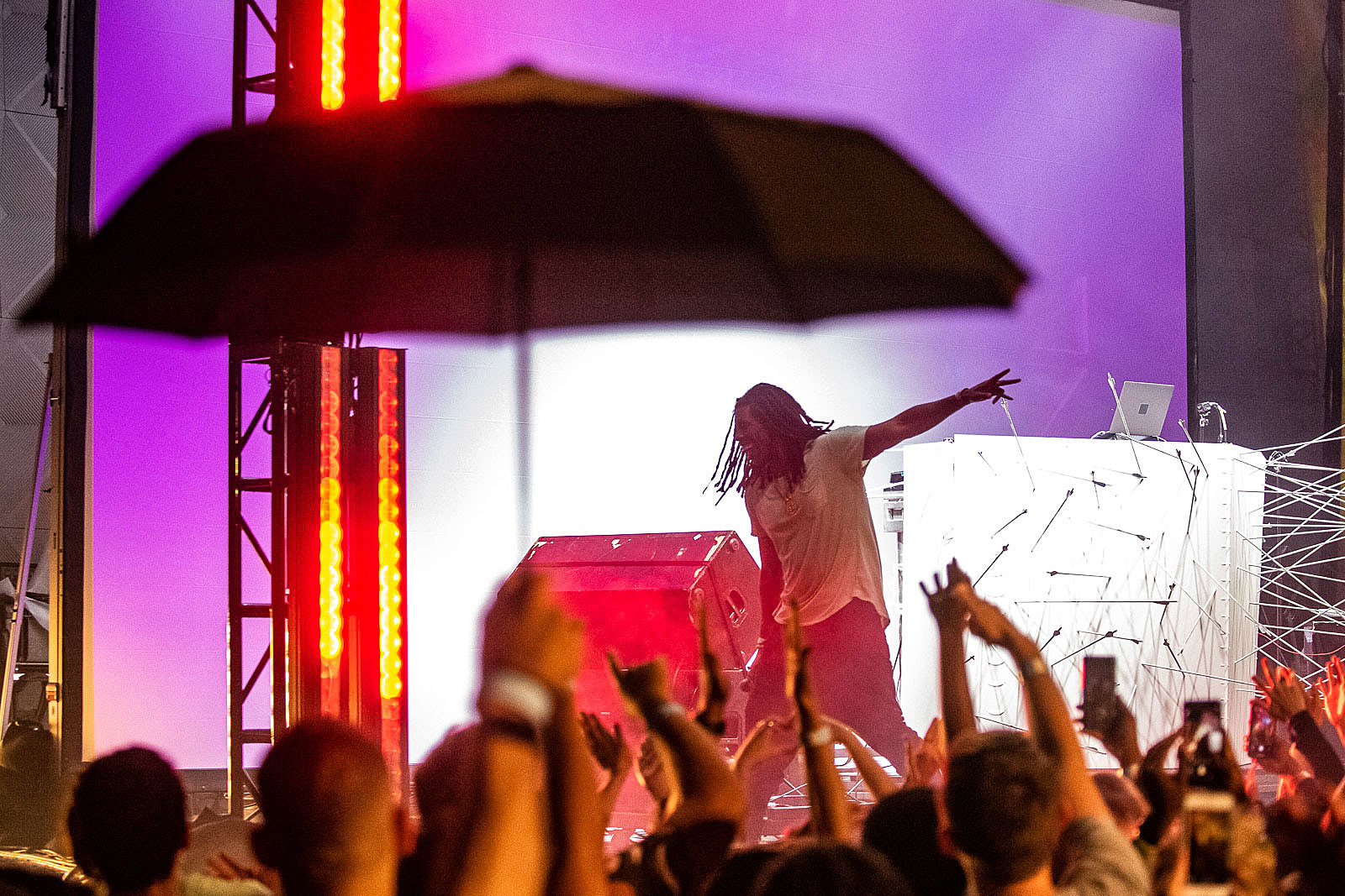 Flying Lotus played Brooklyn Mirage with Reggie Watts and Jerry Paper (pics)