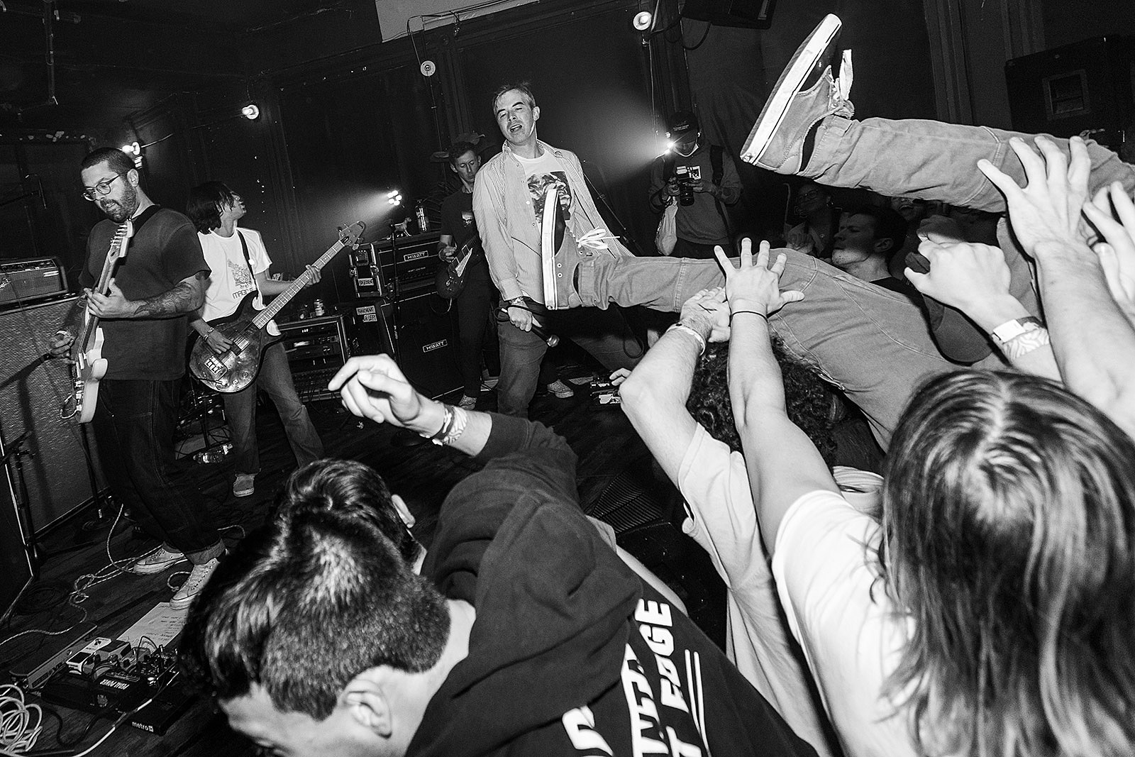 "Please stage dive from every direction to every band on this lineup"