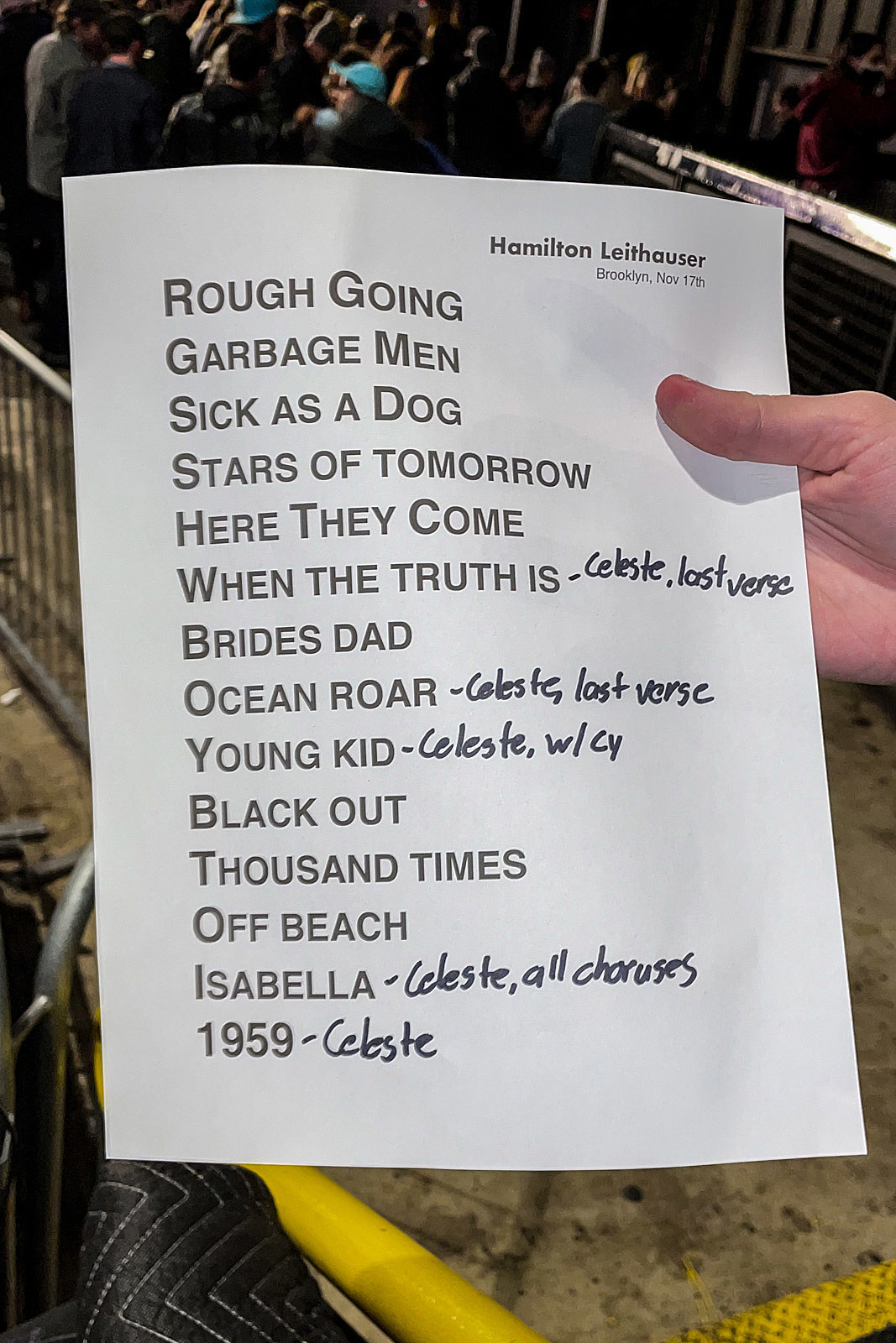 Hamilton Leithauser & Kevin Morby played Brooklyn Steel w/ Jess ...