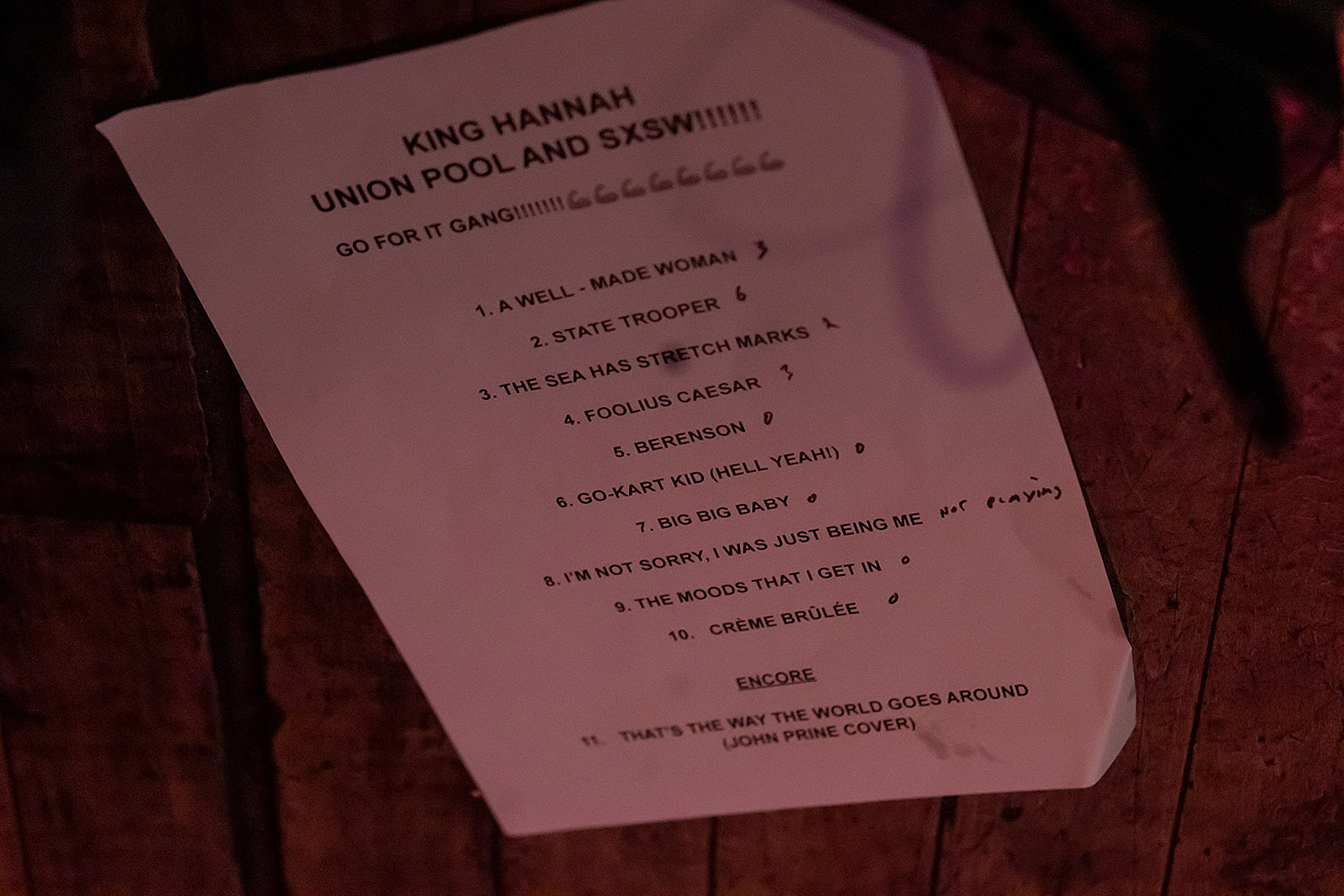 King Hannah made their North American debut at Union Pool (pics, setlist)