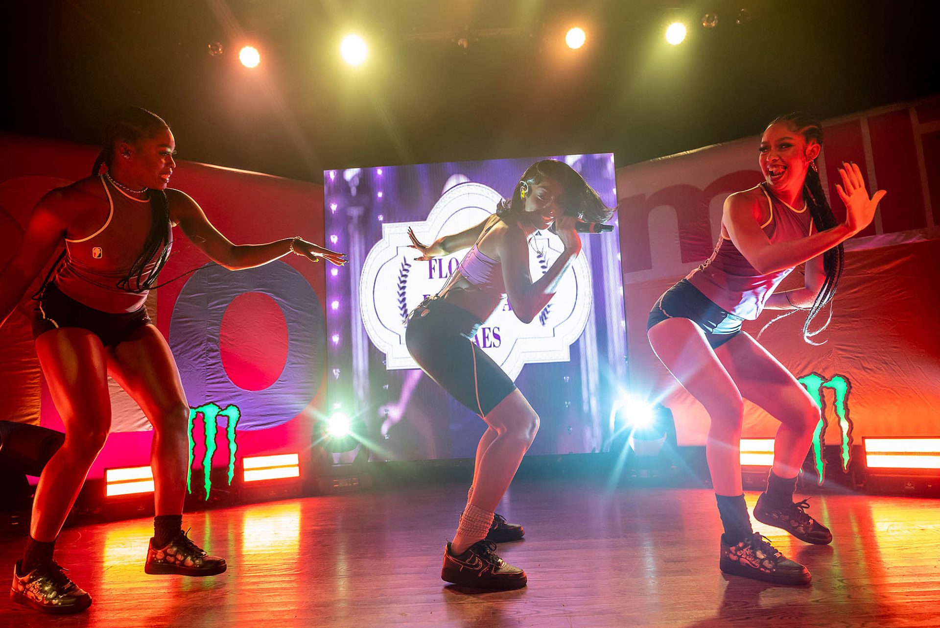 Flo Milli played NYC with Monaleo, Maiya the Don, Girll Codee, GoGo ...