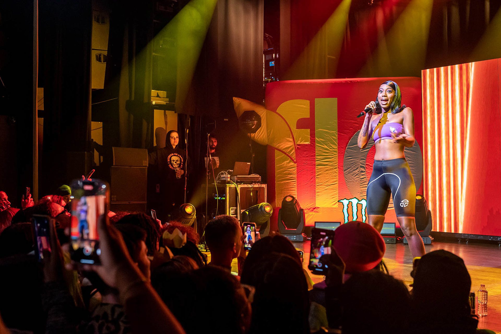 Flo Milli played NYC with Monaleo, Maiya the Don, Girll Codee, GoGo ...