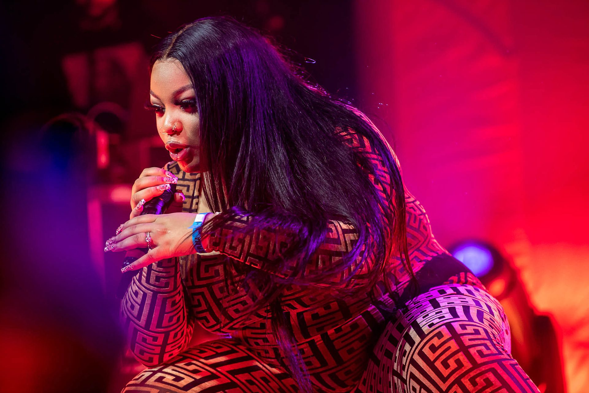 Flo Milli played NYC with Monaleo, Maiya the Don, Girll Codee, GoGo ...