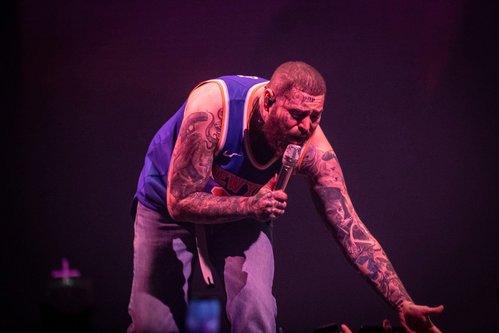 Post Malone played Madison Square Garden with Roddy Ricch (night 1 pics ...