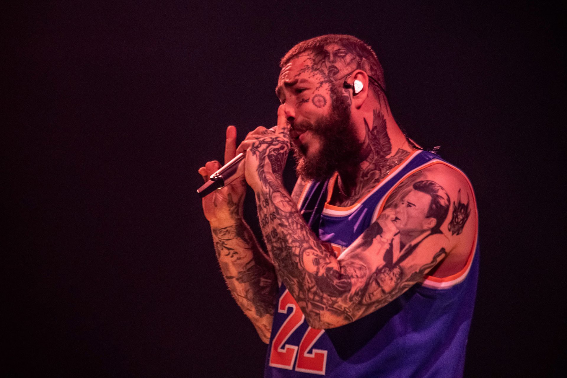 Post Malone played Madison Square Garden with Roddy Ricch (night 1 pics ...