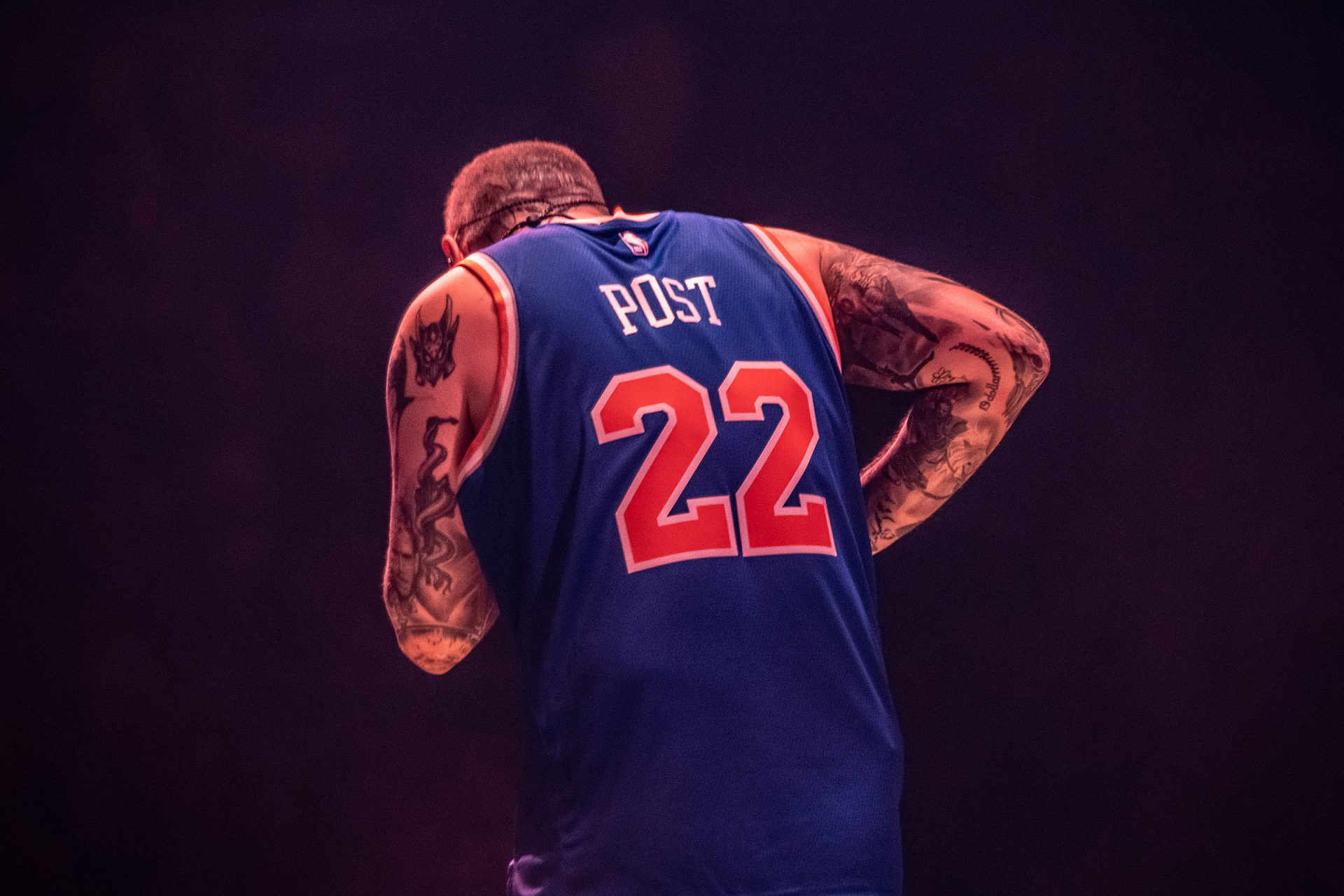 Post Malone played Madison Square Garden with Roddy Ricch (night 1 pics ...