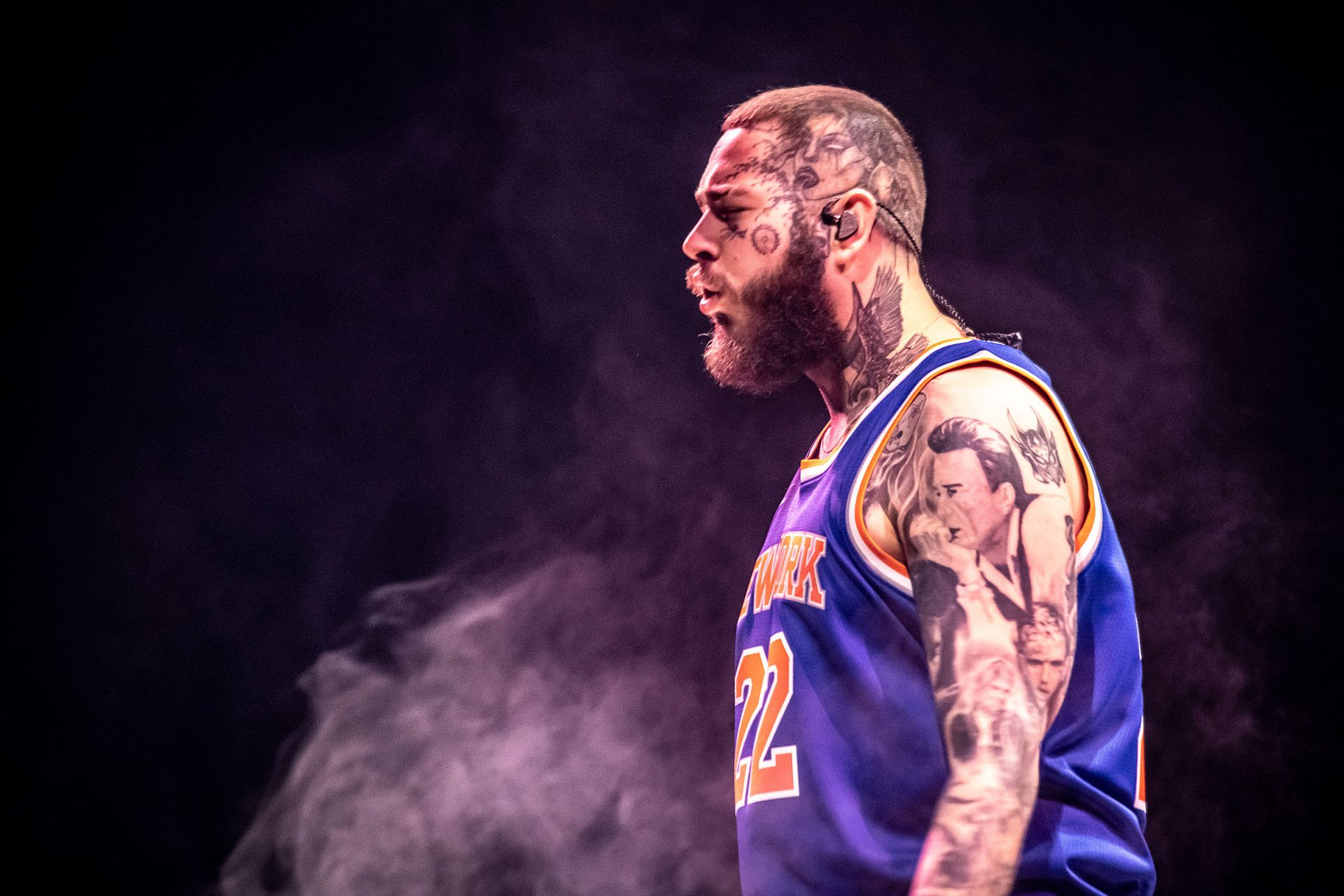Post Malone played Madison Square Garden with Roddy Ricch (night 1 pics ...