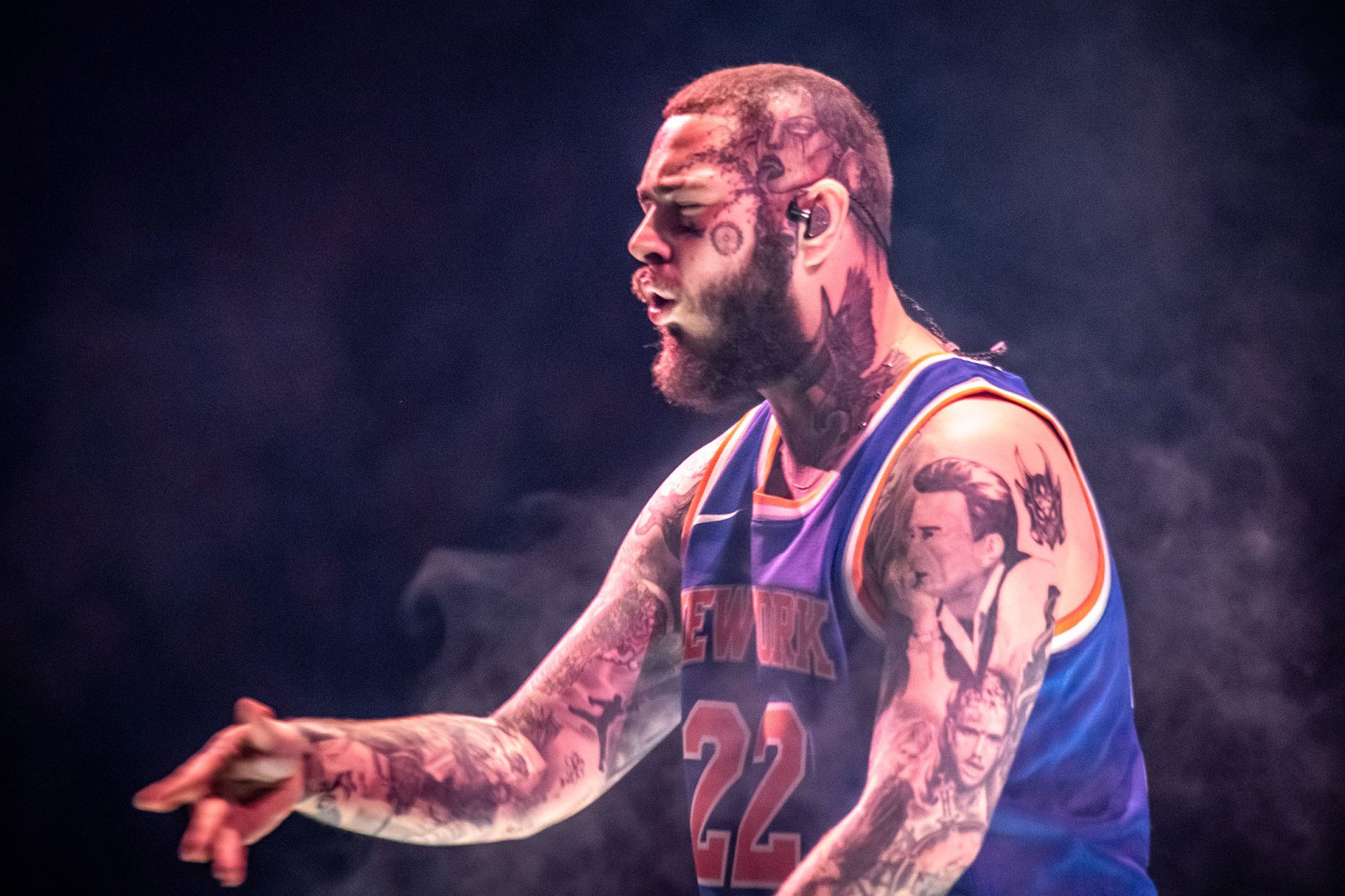 Post Malone played Madison Square Garden with Roddy Ricch (night 1 pics ...