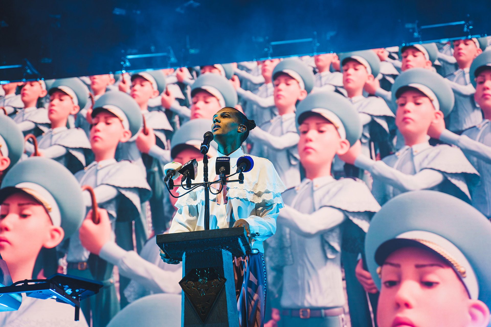 Stromae played Madison Square Garden with Sho Madjozi (night 1 pics ...
