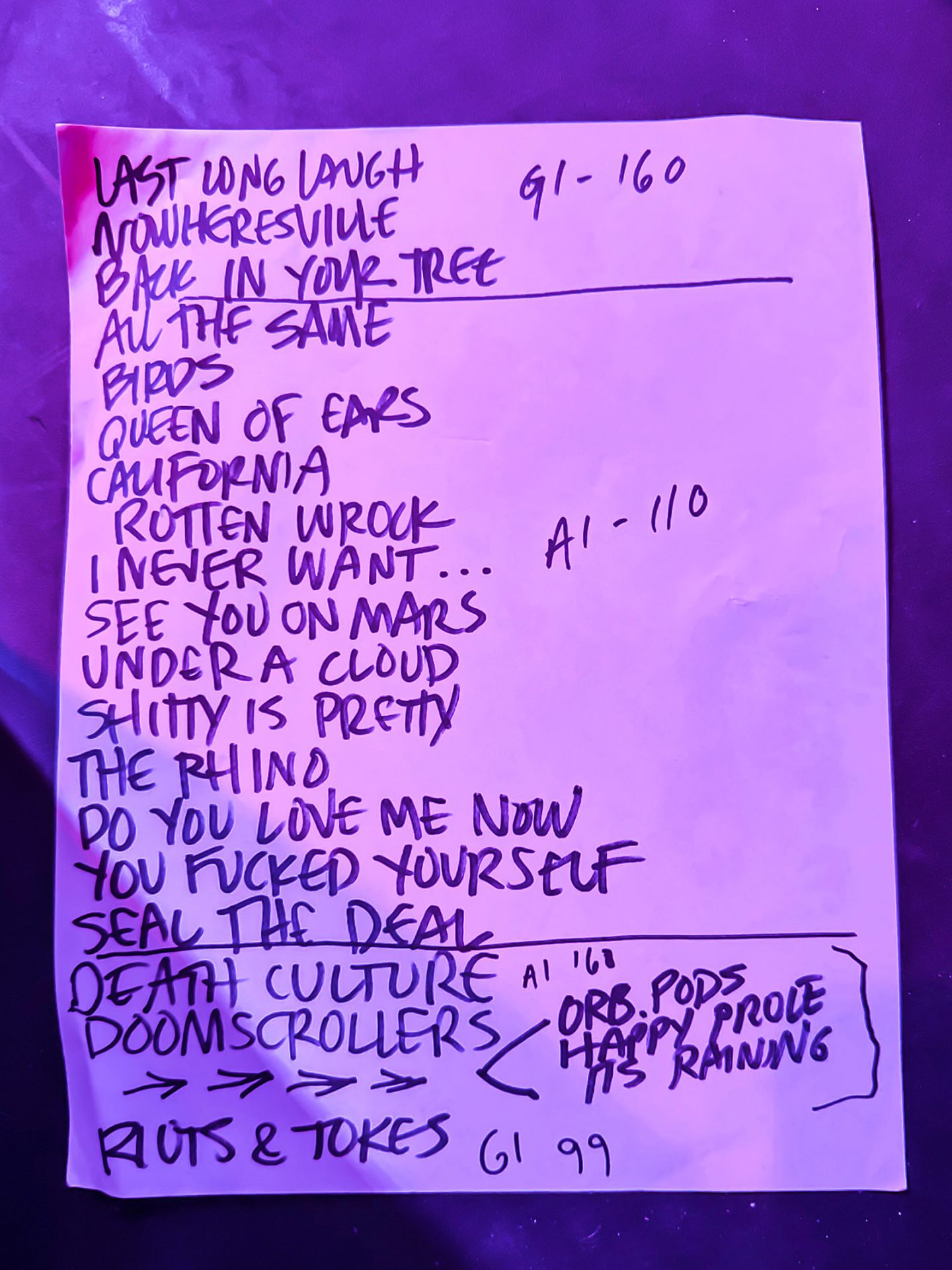 Quasi played TV Eye with Bat Fangs (pics, setlist)