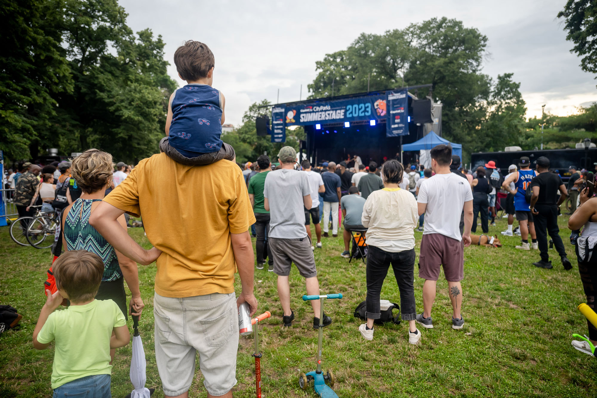 Pics: dead prez, th1rt3en & Large Professor at SummerStage in Von King Park