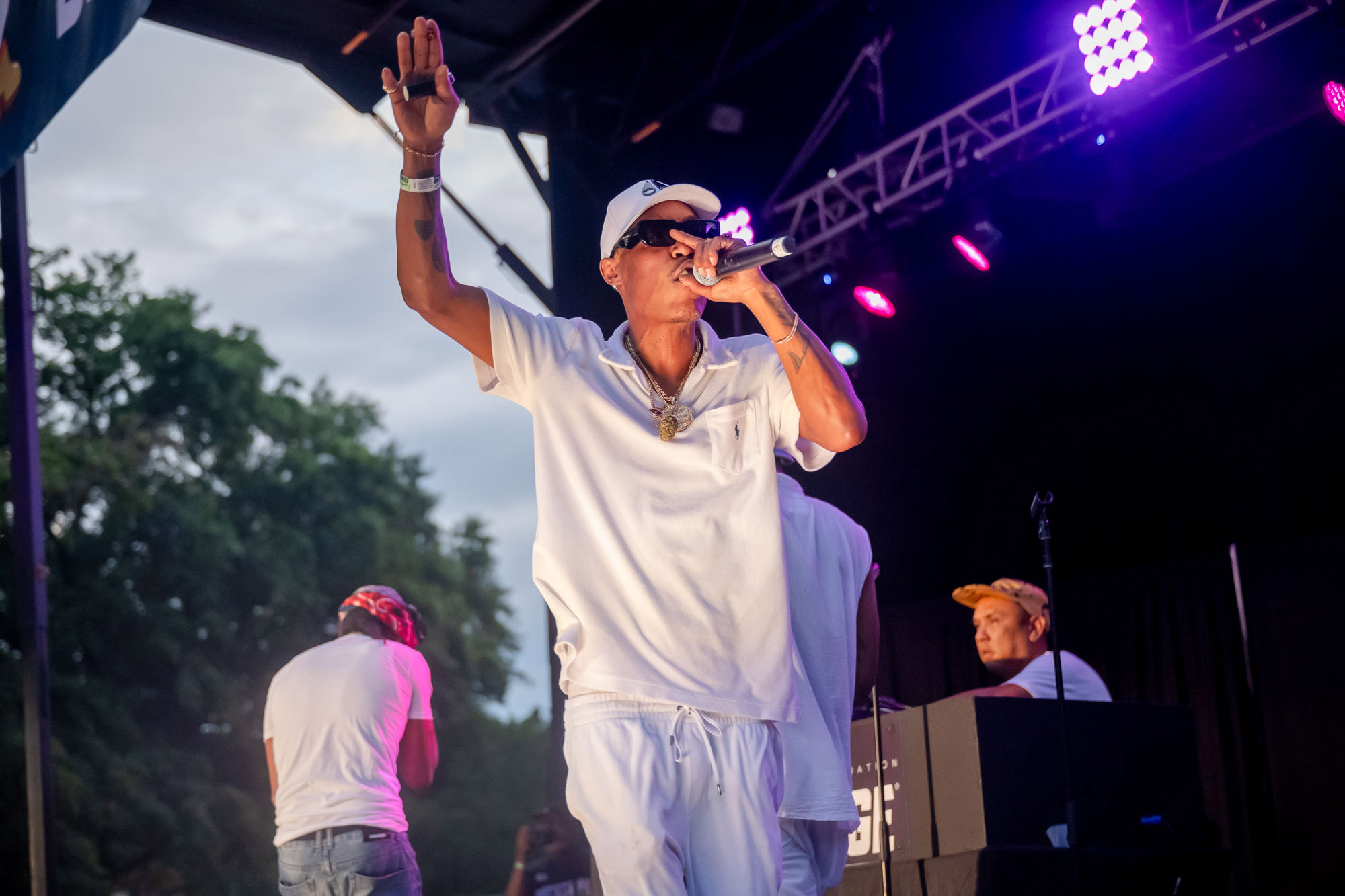 Pics: dead prez, th1rt3en & Large Professor at SummerStage in Von King Park