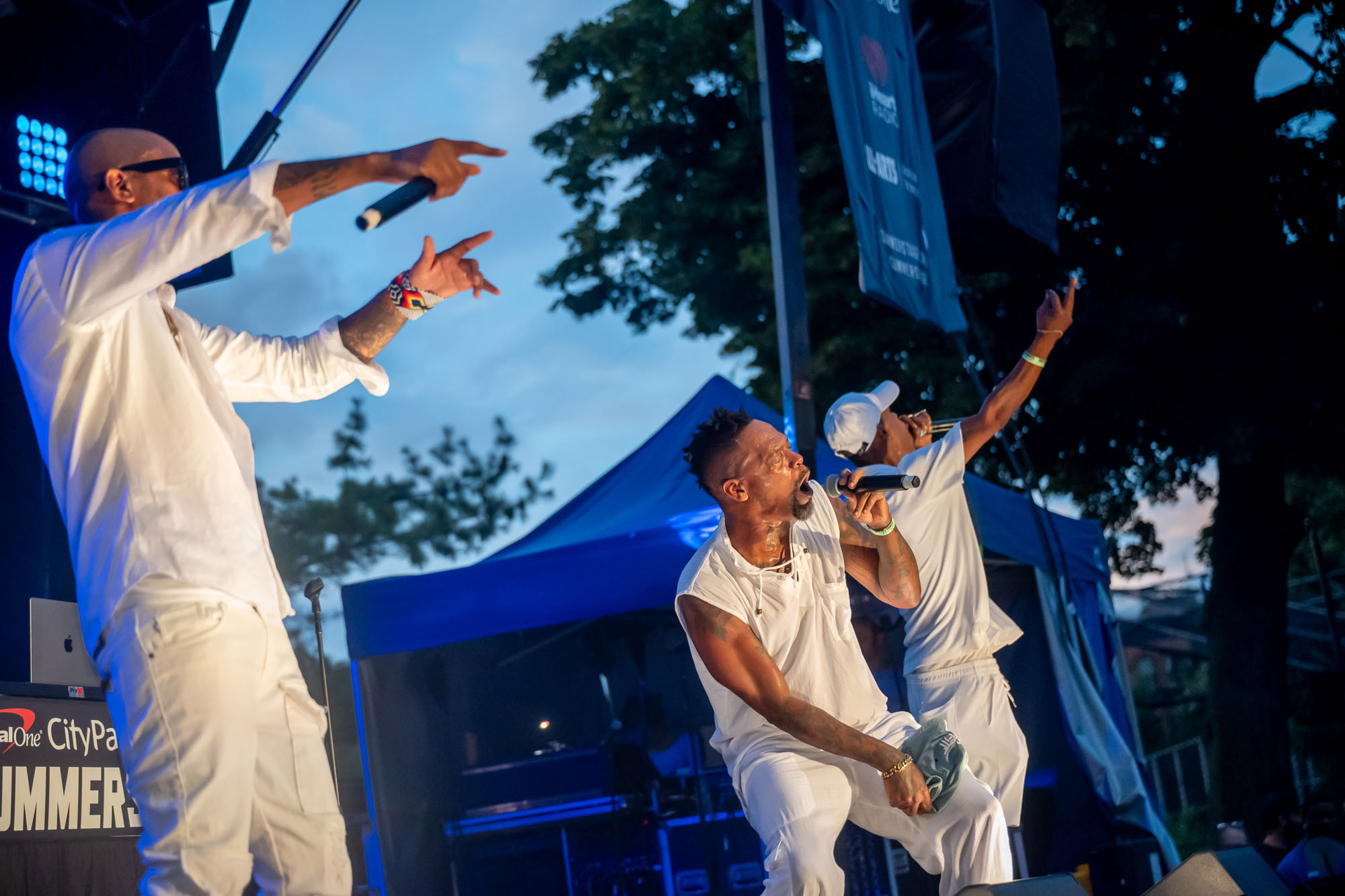 Pics: dead prez, th1rt3en & Large Professor at SummerStage in Von King Park