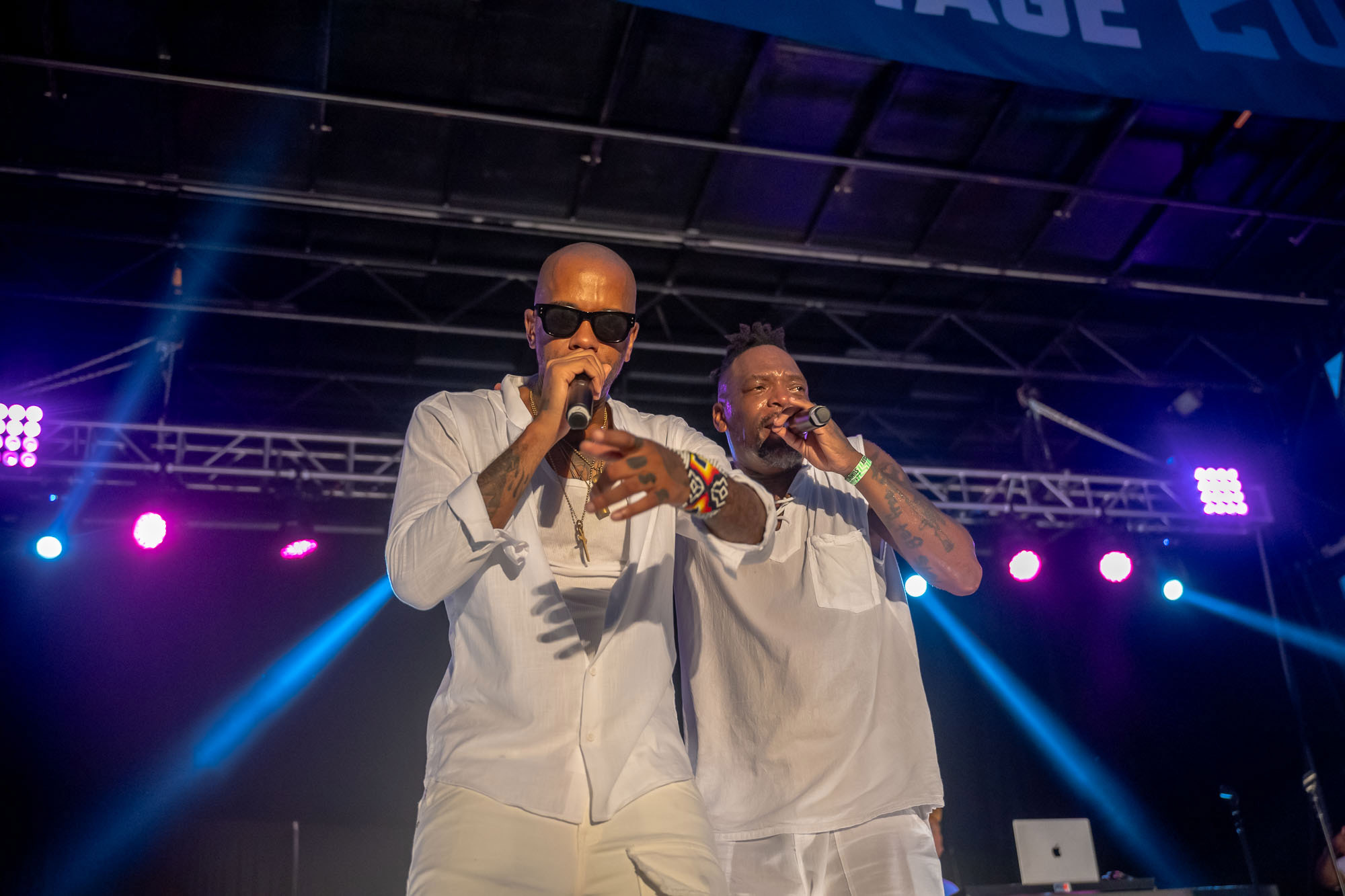 Pics: dead prez, th1rt3en & Large Professor at SummerStage in Von King Park