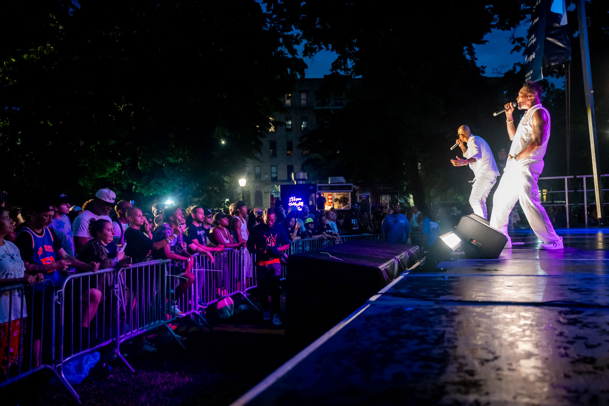 Pics: dead prez, th1rt3en & Large Professor at SummerStage in Von King Park