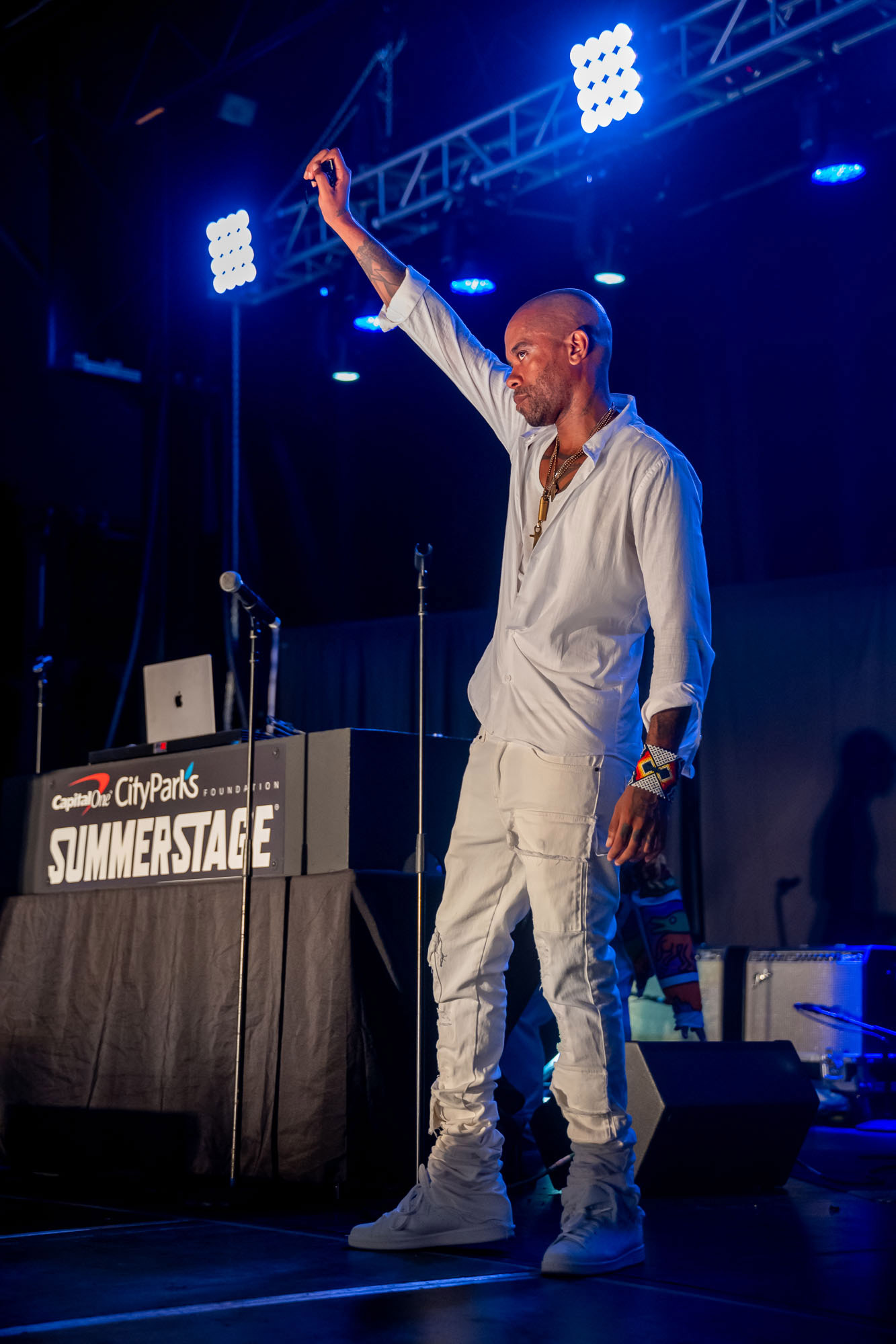 Pics: dead prez, th1rt3en & Large Professor at SummerStage in Von King Park