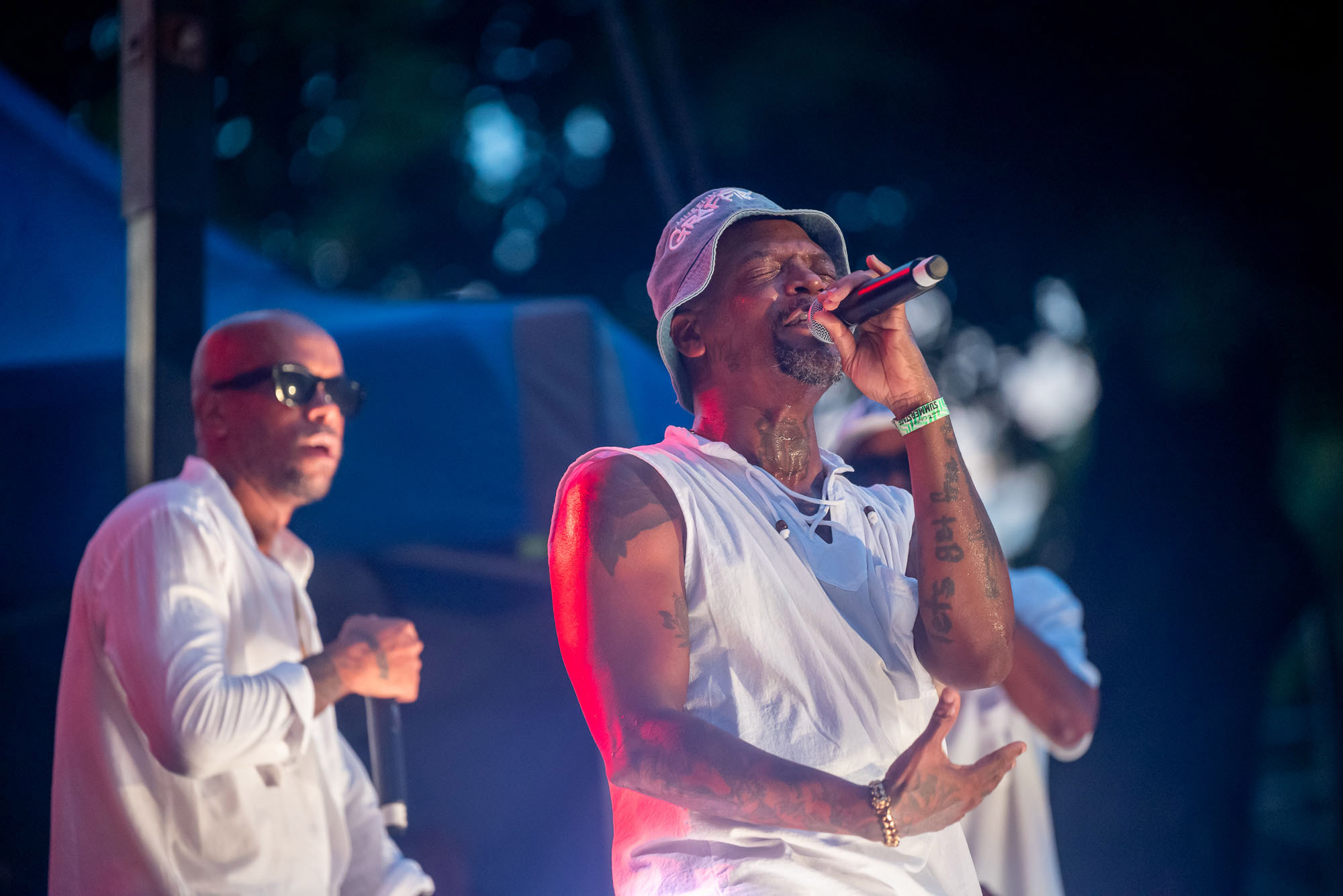 Pics: dead prez, th1rt3en & Large Professor at SummerStage in Von King Park