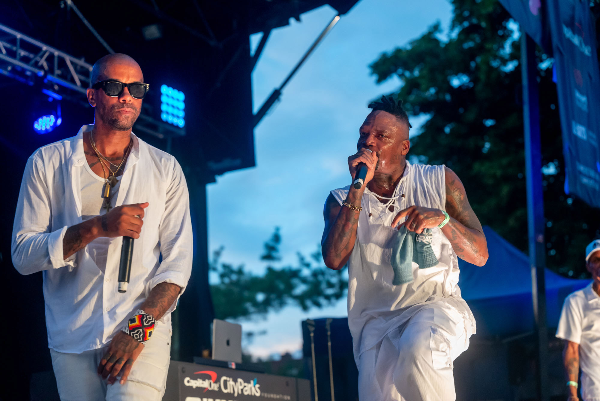 Pics: dead prez, th1rt3en & Large Professor at SummerStage in Von King Park