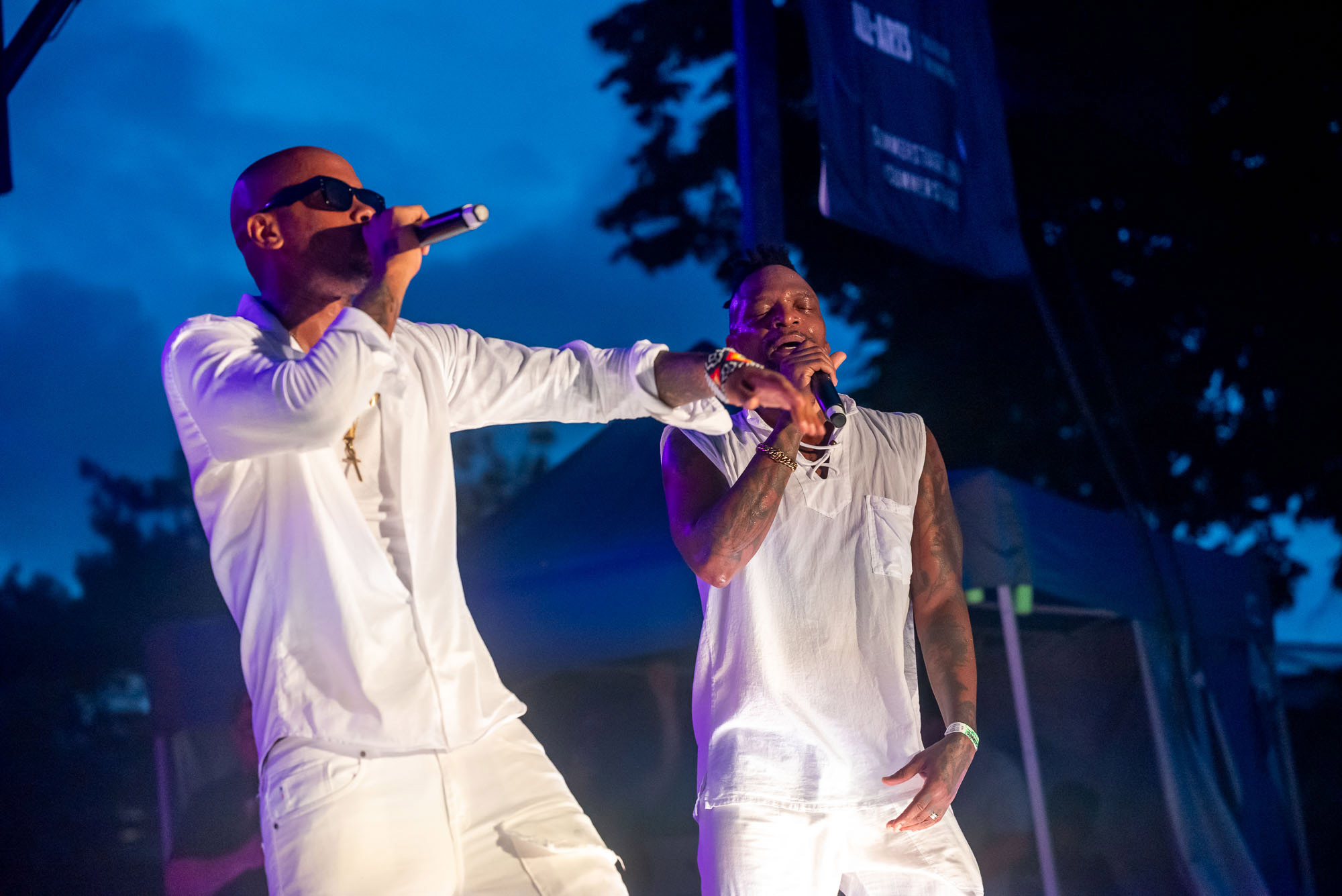 Pics: dead prez, th1rt3en & Large Professor at SummerStage in Von King Park
