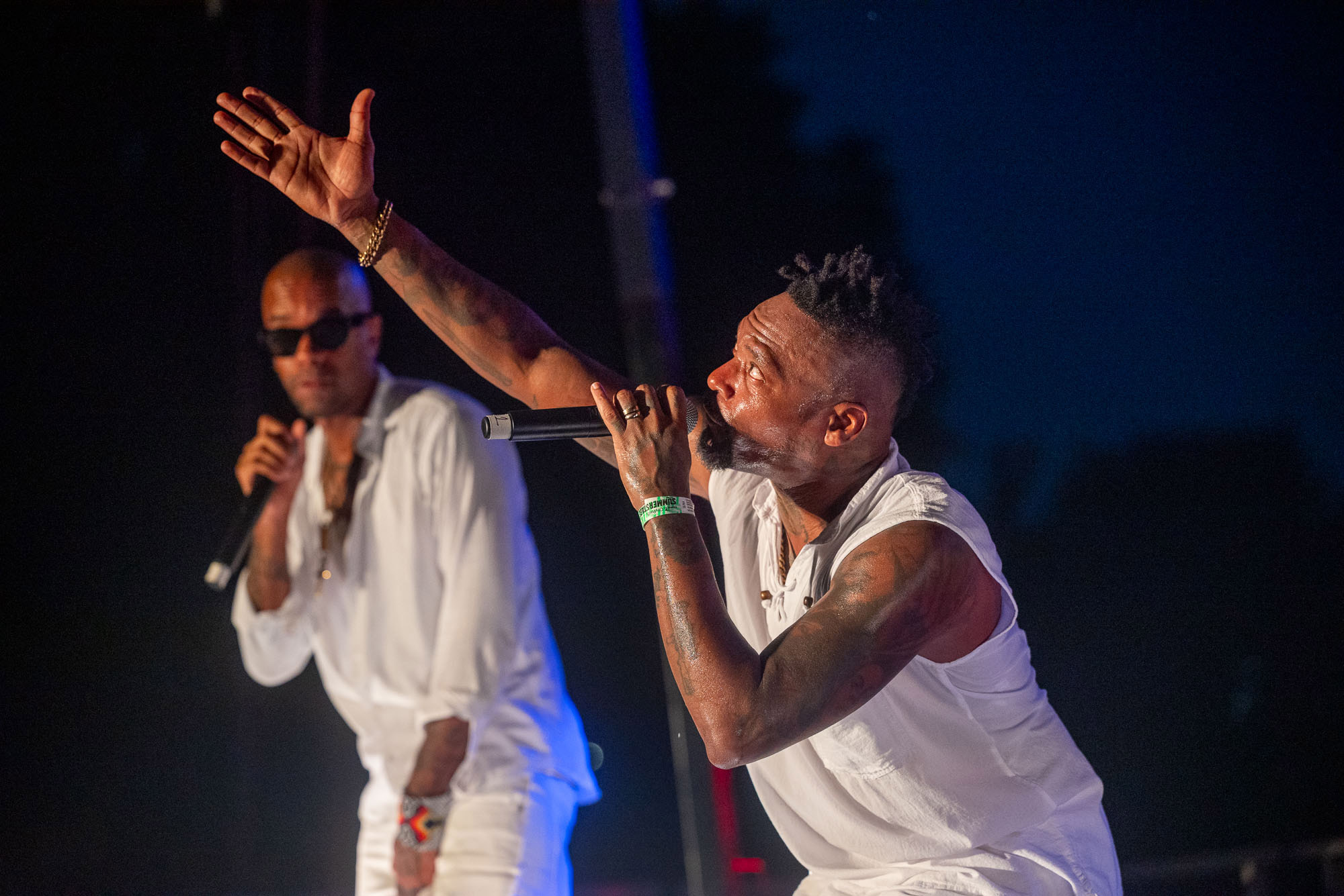 Pics: dead prez, th1rt3en & Large Professor at SummerStage in Von King Park