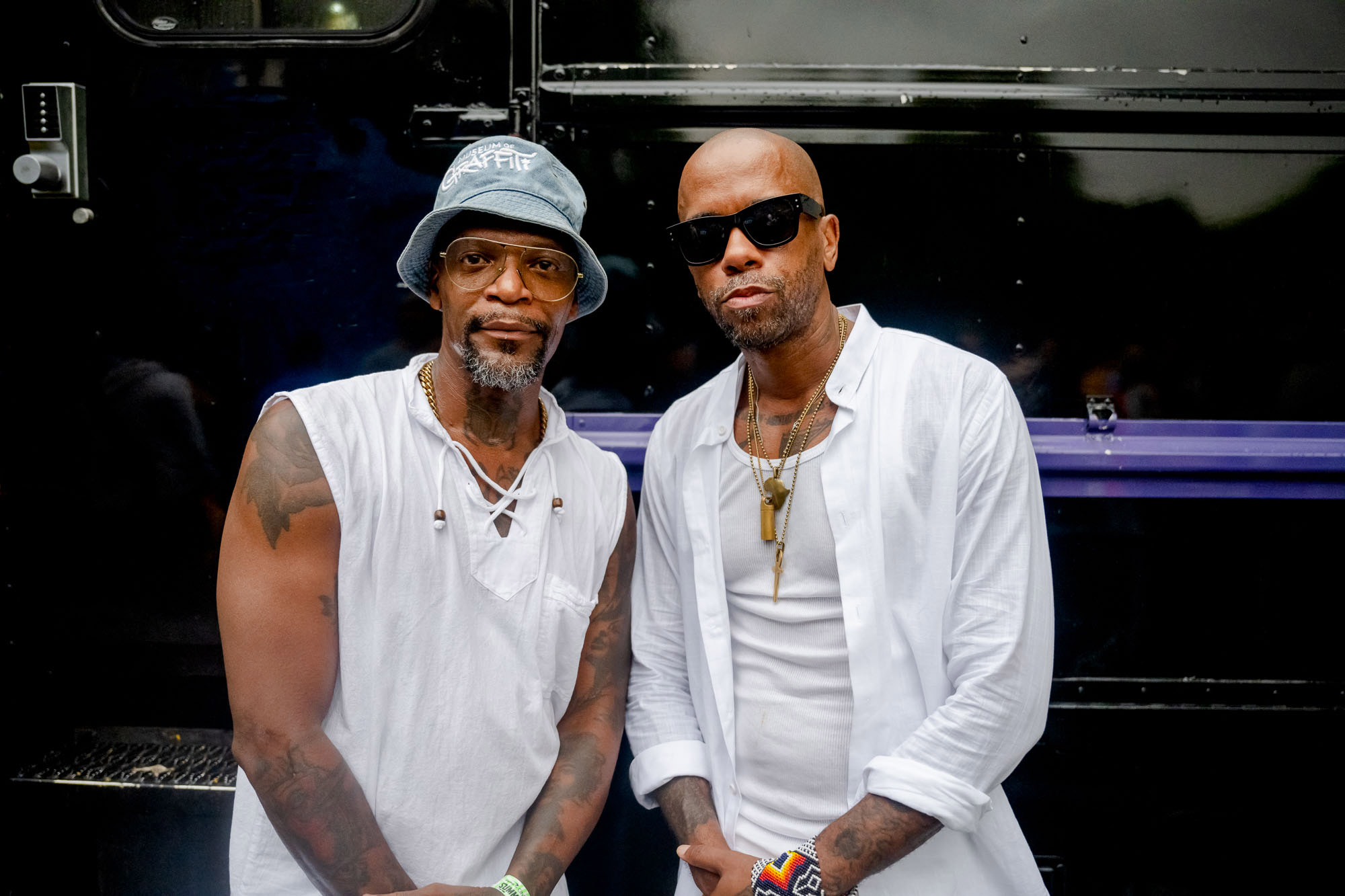 Pics: dead prez, th1rt3en & Large Professor at SummerStage in Von King Park