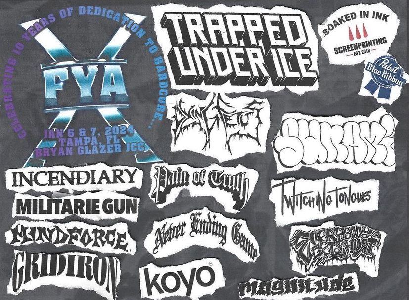 FYA Fest 2024 lineup: Trapped Under Ice, Dying Fetus, Twitching Tongues ...