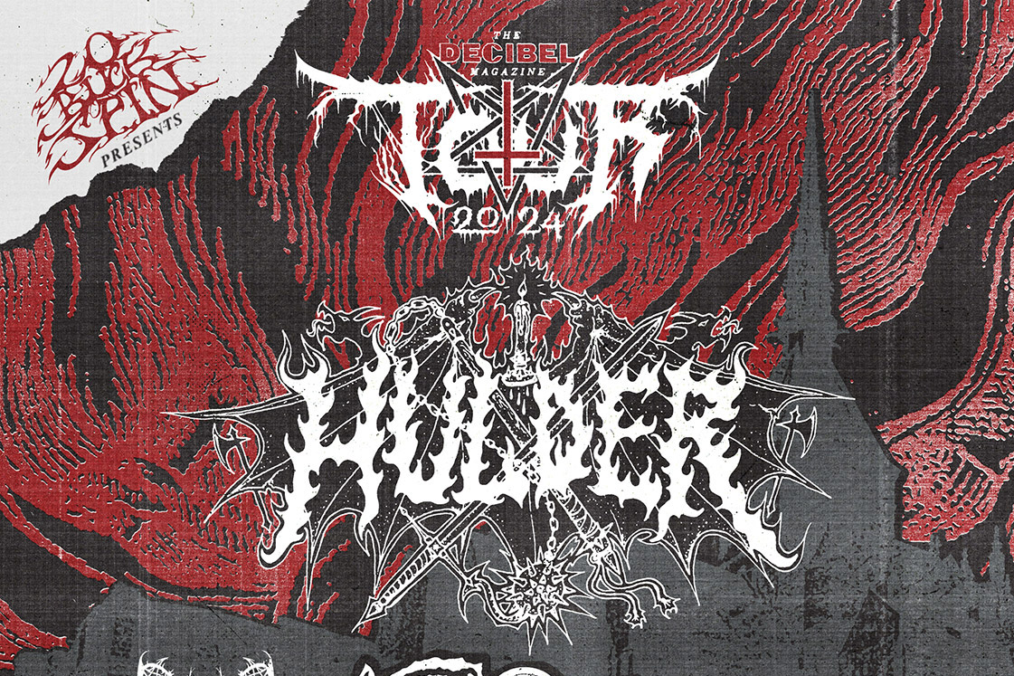 Hulder, Devil Master, Worm & Necrofier going on 2024 Decibel Magazine Tour